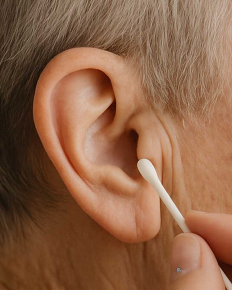 My ear feels clogged all the time, but nothing comes out. No wax of ...