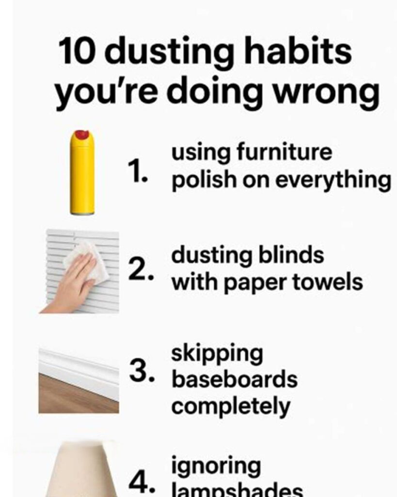 10 dusting habits you’re doing wrong – recipes
