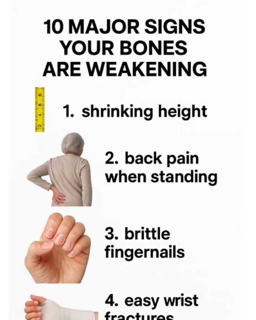 10 major signs your bones are weakening – recipes